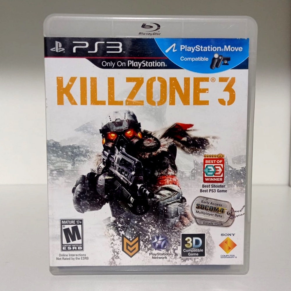 Jogo Killzone 3 - PS3 - Usado - Midia Fisica Original Playstation 3 - Jogo de tiro | Shopee Brasil