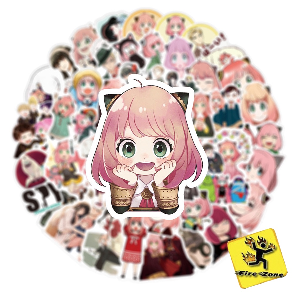 60 pcs Spy x FAMILY Stickers/figurinhas Adesivo | Shopee Brasil