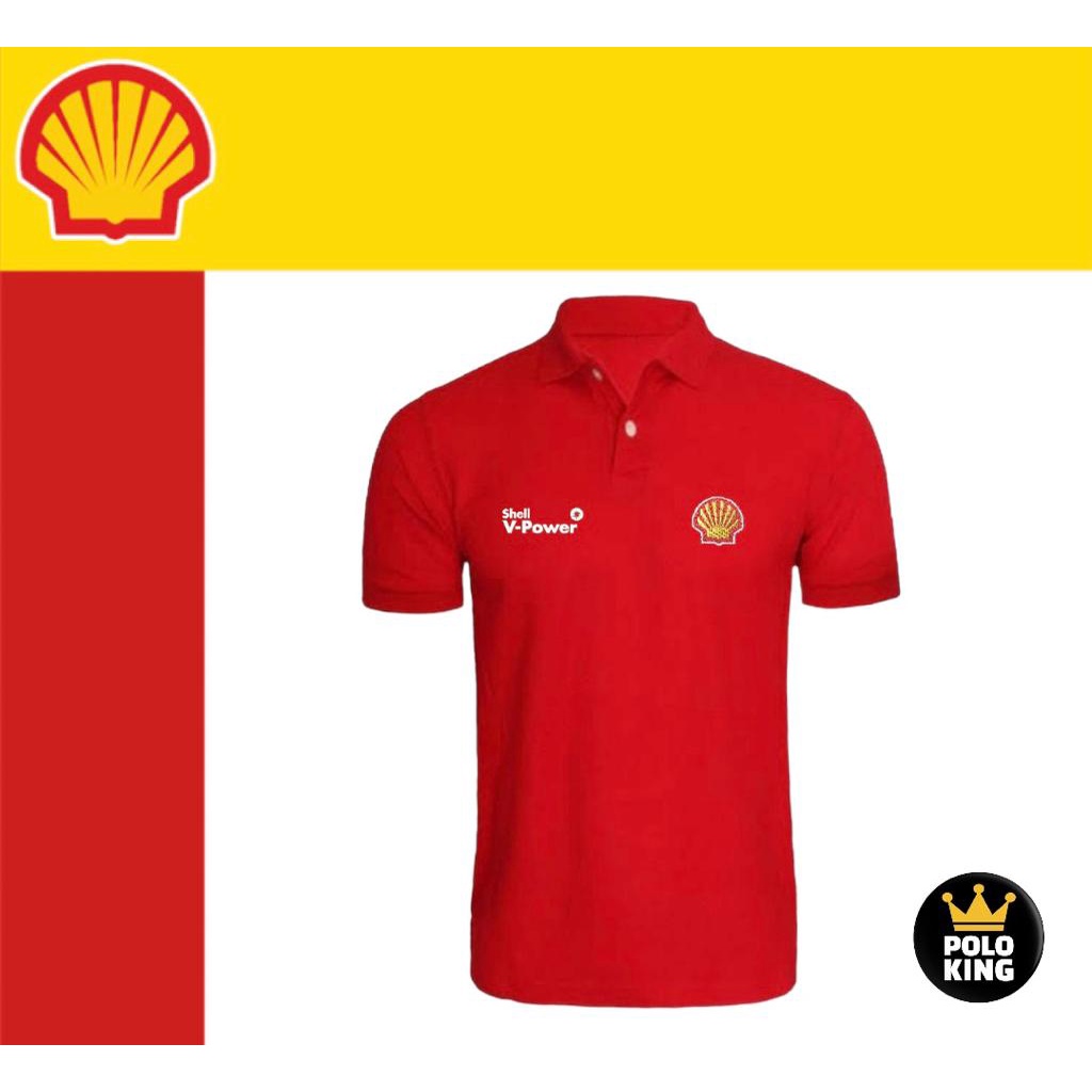 Camisa Polo Masculina Shell - V.Power | Shopee Brasil