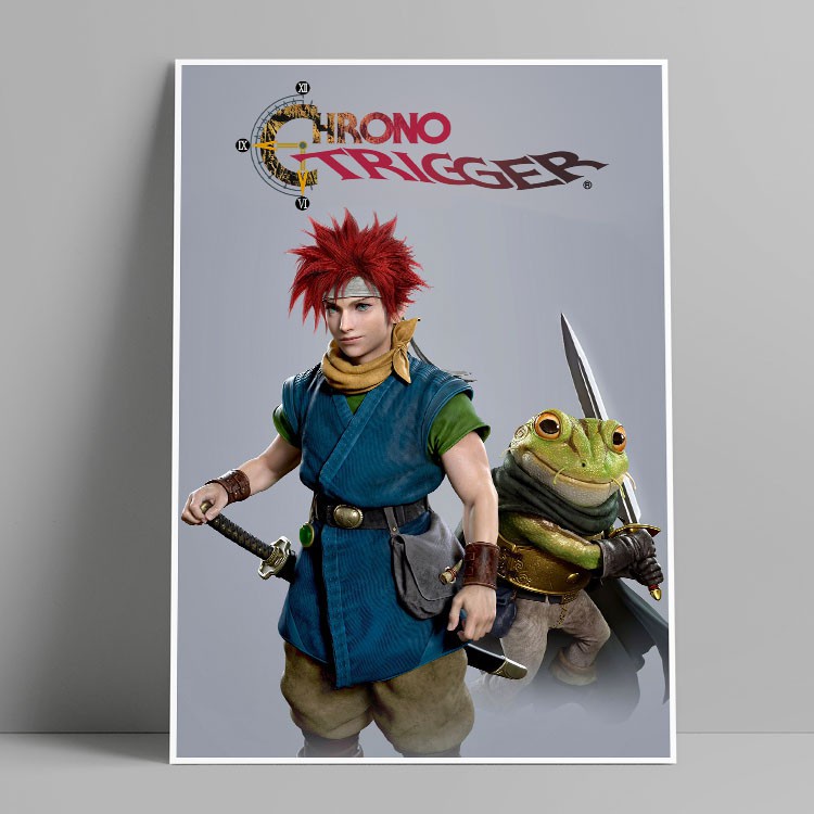 Chrono Trigger REMAKE 3D - Placas Decorativas - Games | Shopee Brasil
