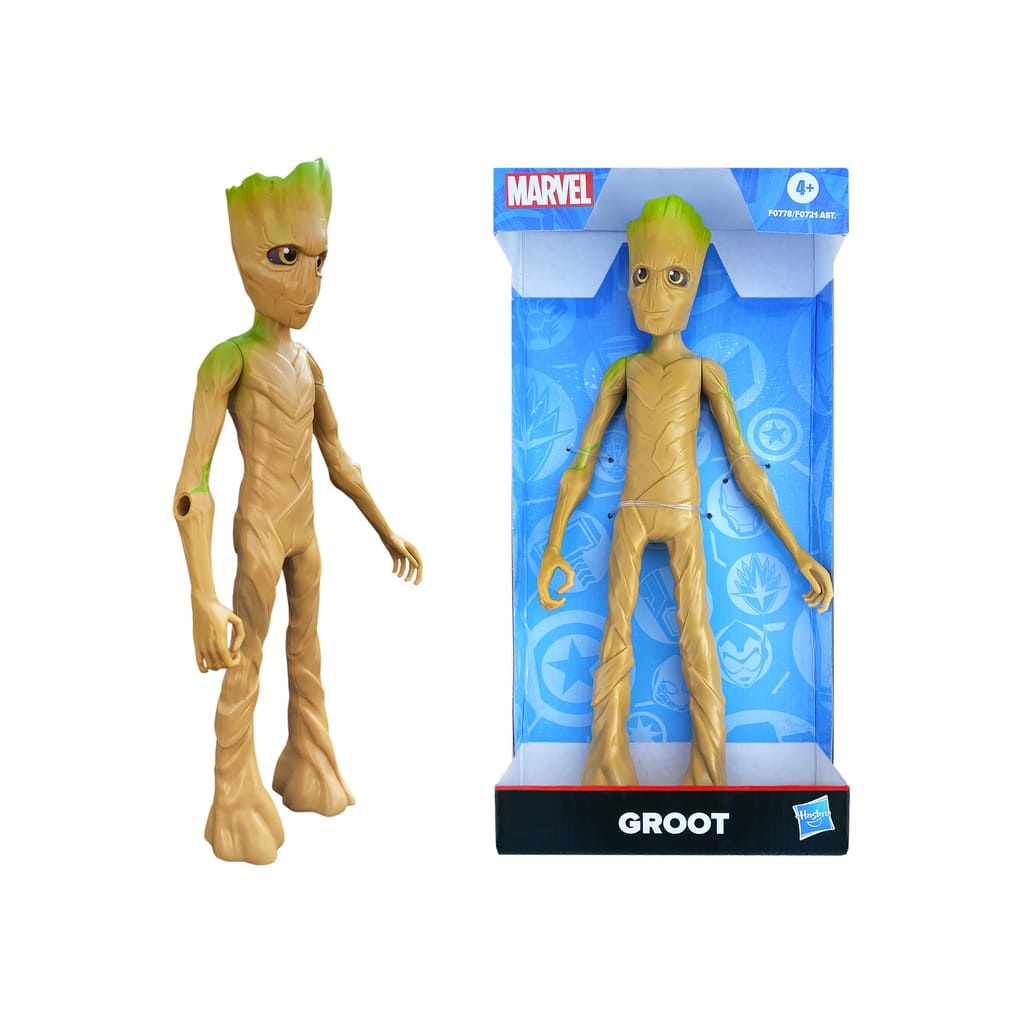 Boneco Groot Guardiões da Galaxia Vingadores Marvel 24cm | Shopee Brasil