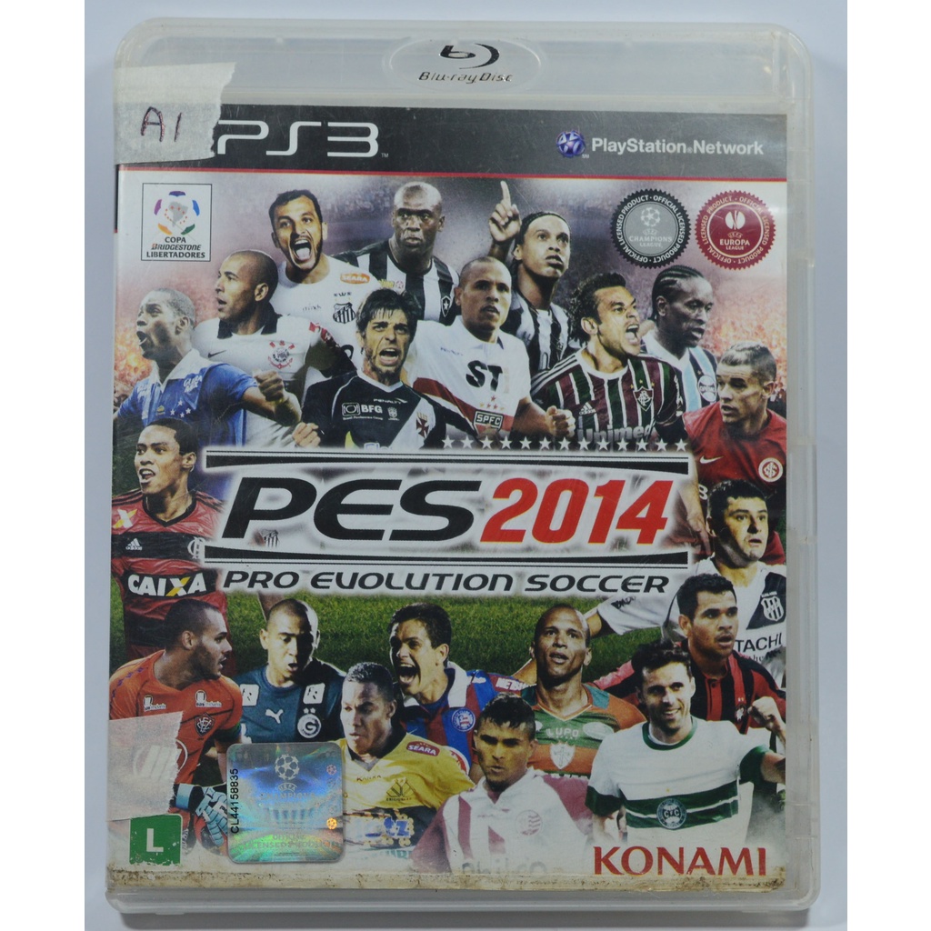 PS3- PES 2014 (BR/USA - Físico/Original) | Shopee Brasil