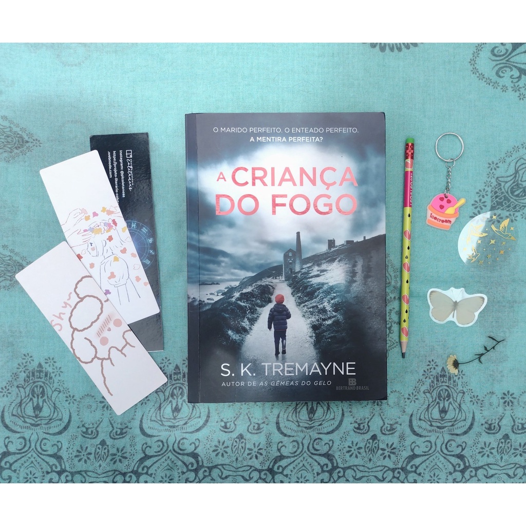 Kit livro A Criança do Fogo - S.K. Tremayne | Shopee Brasil