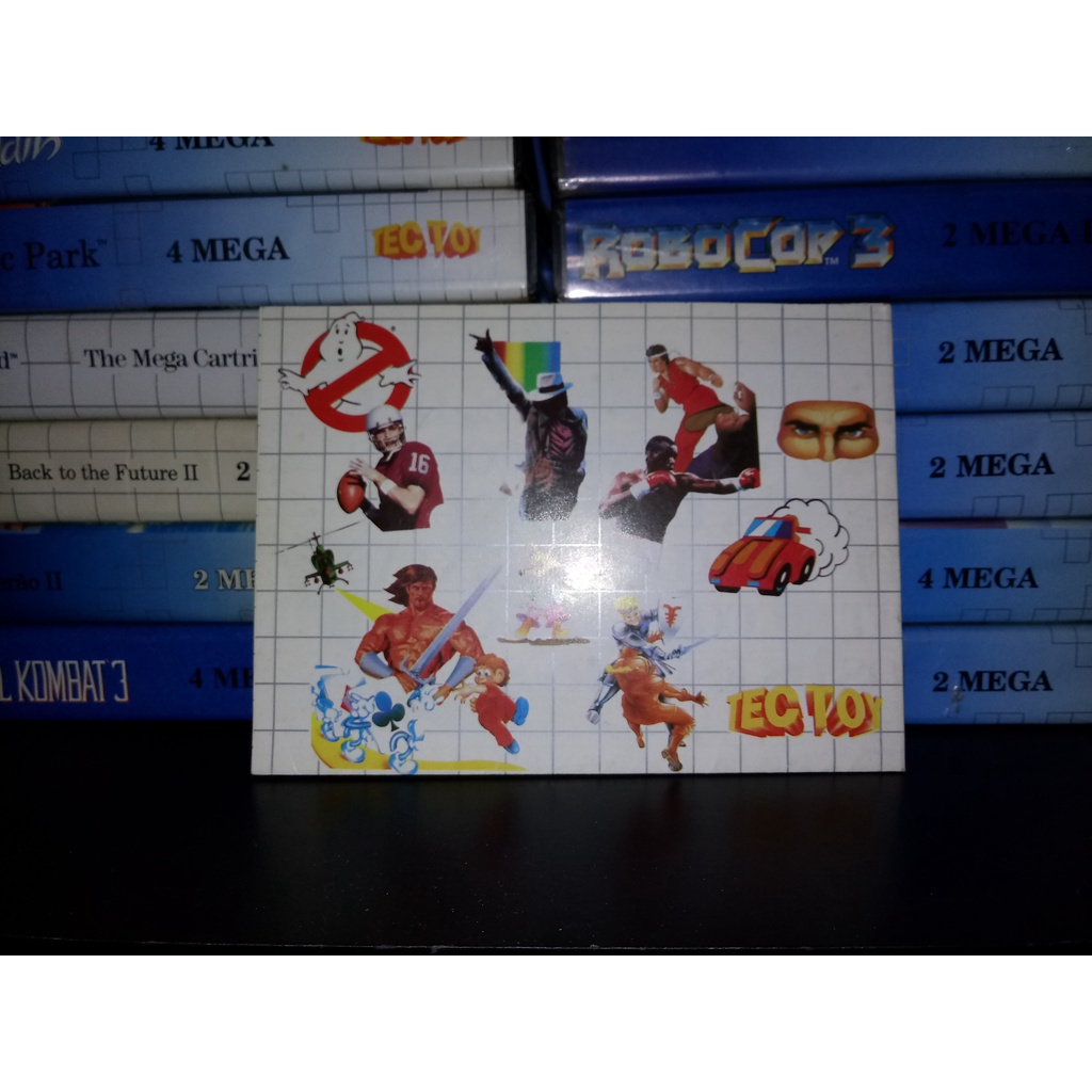 Manual Poster original Master System | Shopee Brasil