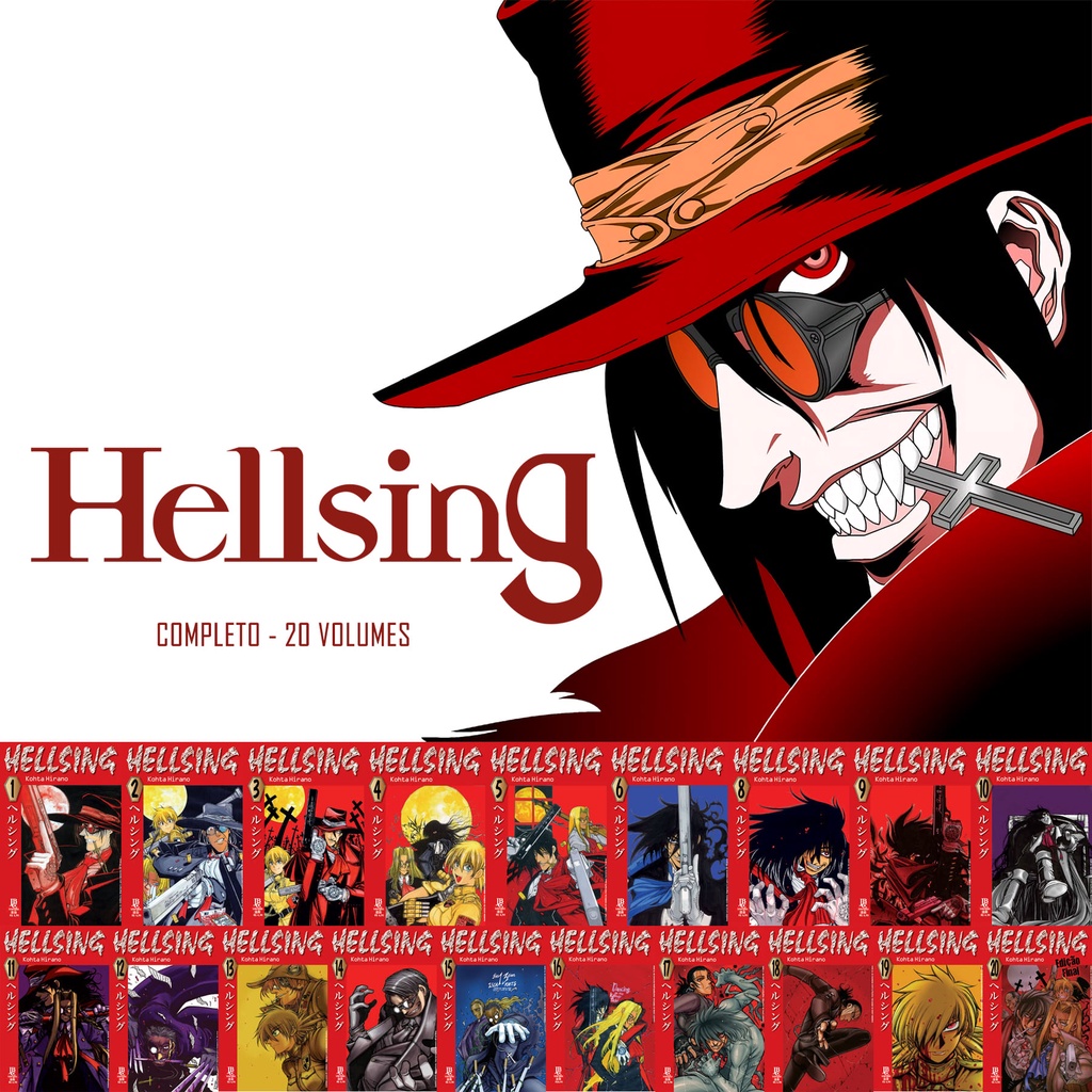 Mangá Hellsing Completo 20 volumes - Escorrega o Preço