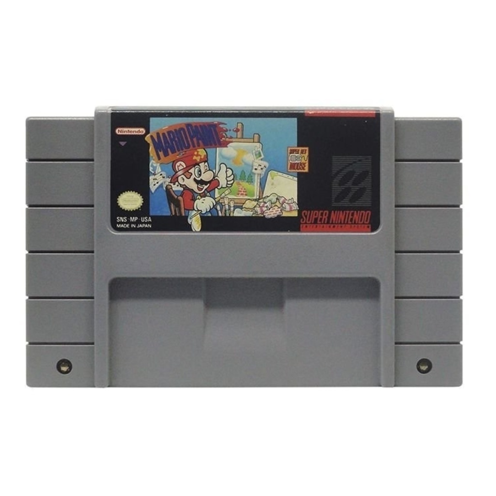 Cartucho original mario paint super nintendo snes | Shopee Brasil