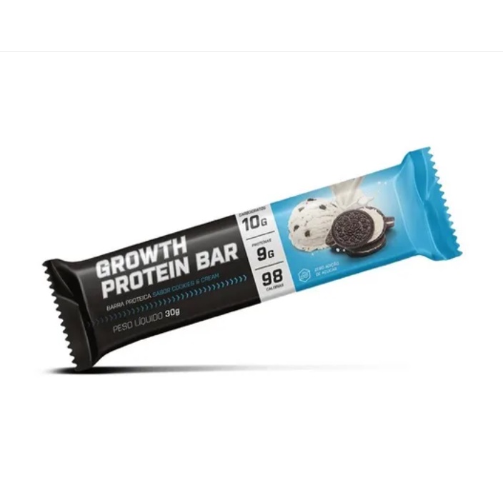 Barrinha Proteína Protein Bar, Sabor Cookies&Cream - Growth Supplements ...