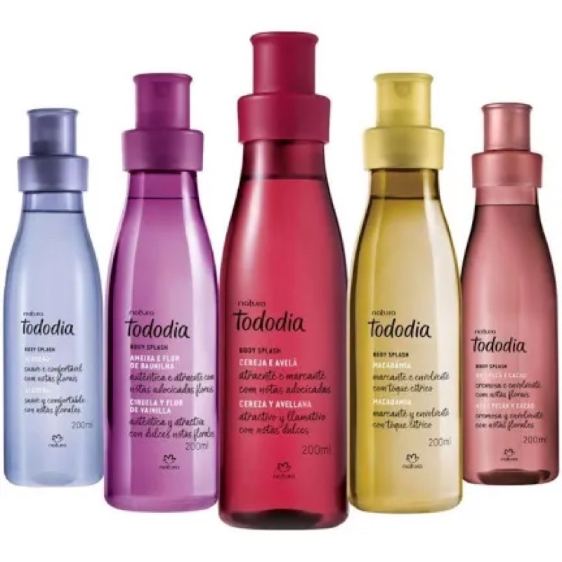 Colônia Body Splash Tododia Varias Fragrâncias 200ml Natura | Shopee Brasil