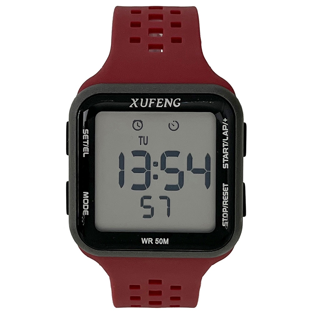 Relógio Xufeng Digital Esportivo Modelo 2023 Quadrado fino Confortavel ...