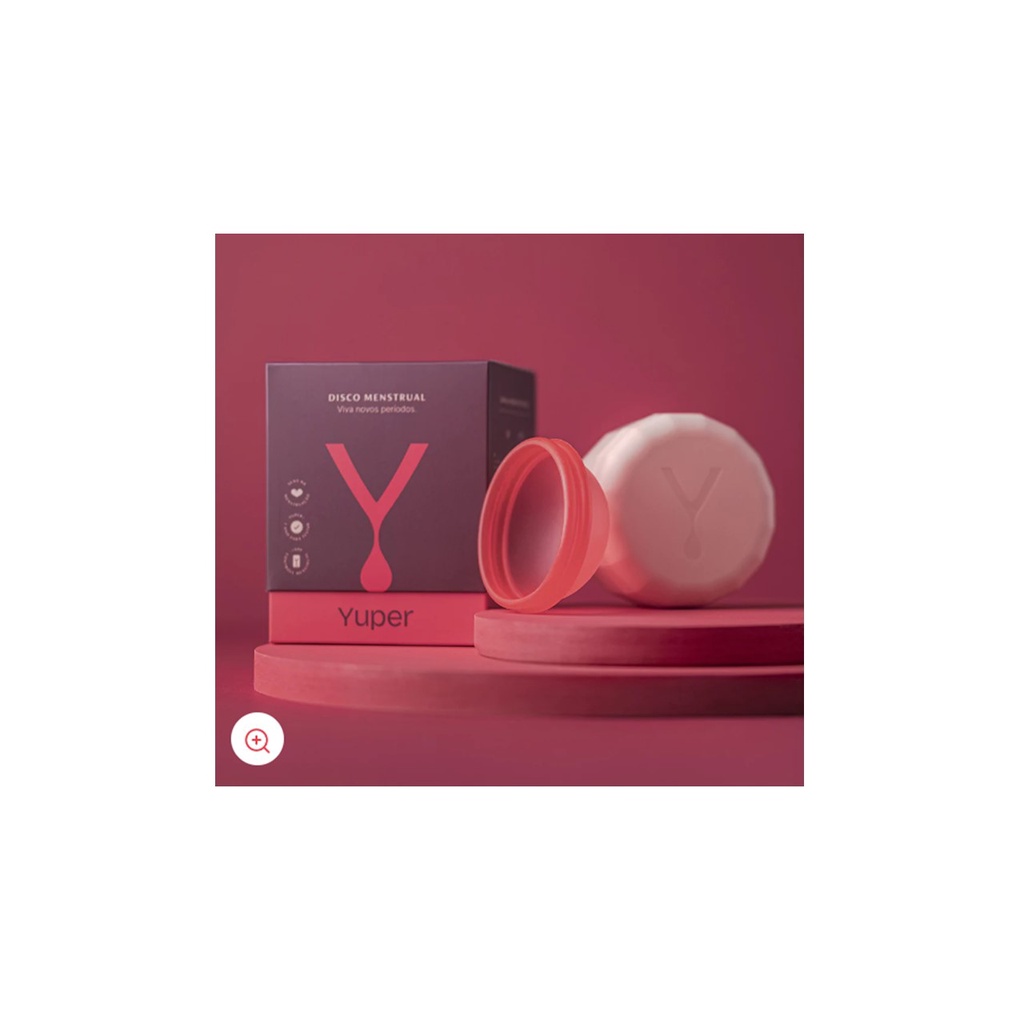 Disco Menstrual Yuper E Esterilizador Kit Sustentável C/ App | Shopee ...