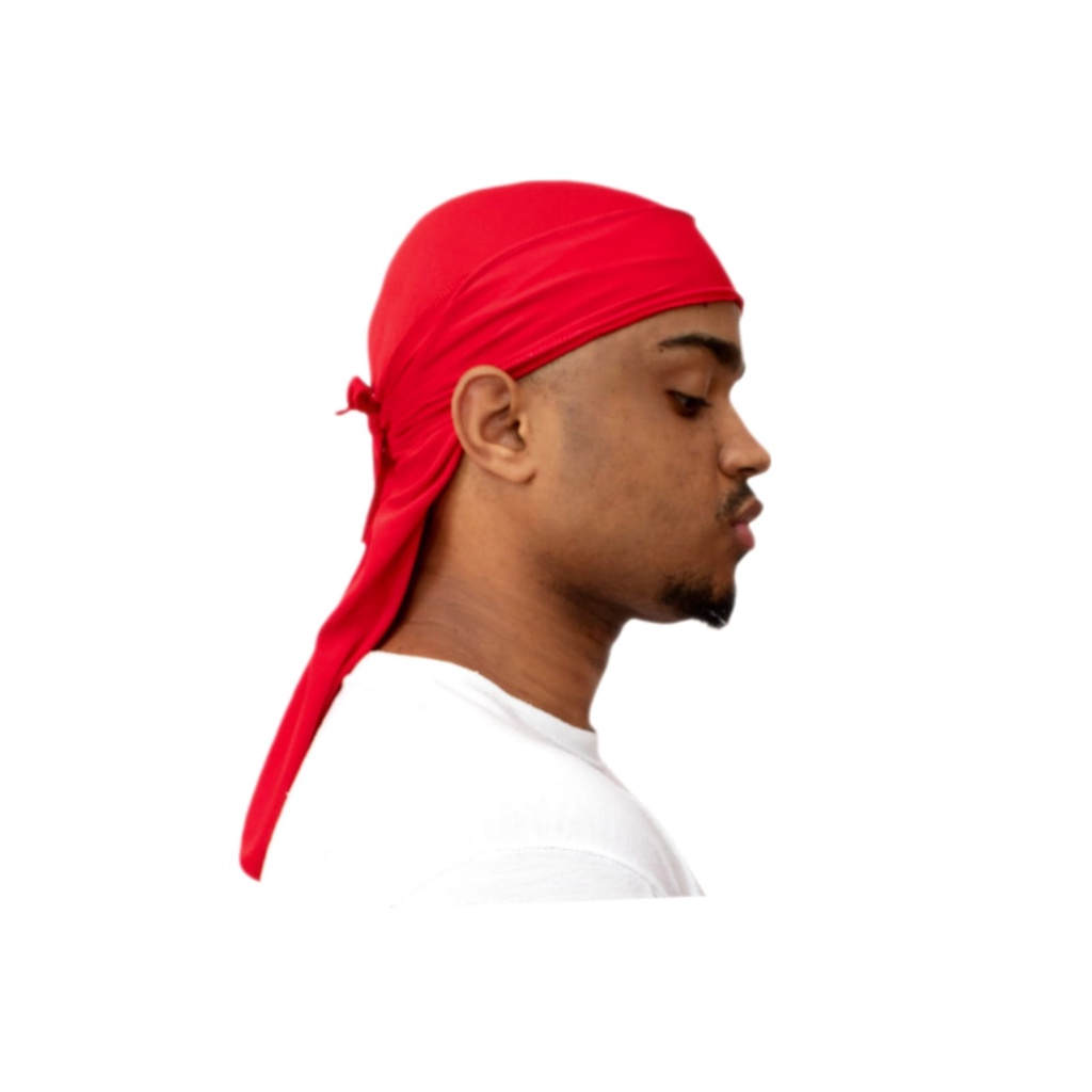 kit 4 Dureg durag waves bandana trap rappe; preta,branca,vermelho e ...