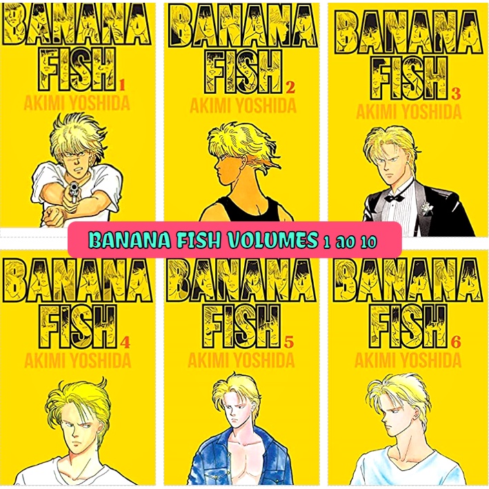 BANANA FISH Mangá (Novo - Lacrado) Volumes, 1,2,3,4,5,6,7,8,9, 10 | Shopee Brasil