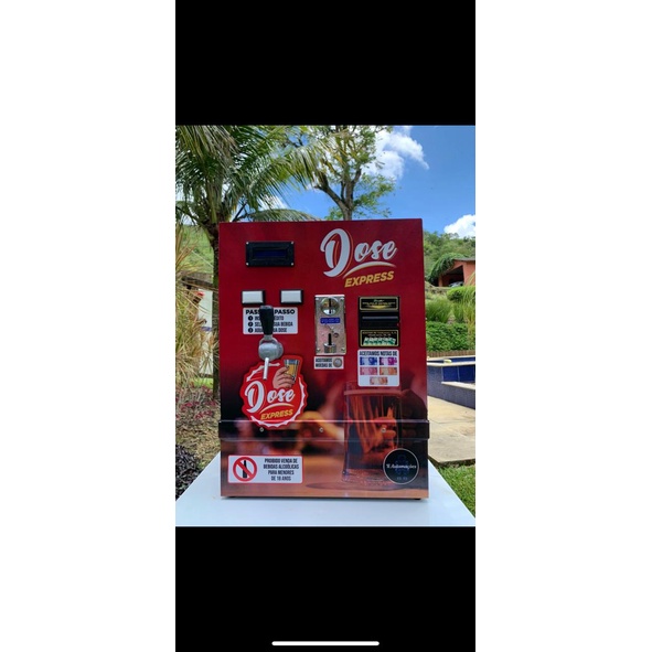 Máquina Dosadora De Cachaça - Vending Machine de bebidas - venda mais ...