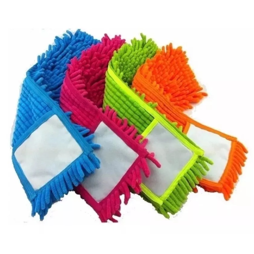 Pano De Rodo Refil MicroFibra Com Mop Em Geral 41 cm x 13,5 cm Top ...