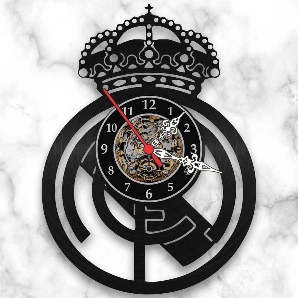 Relógio Real Madrid Times Futebol Europeu Espanha Vinil Lp Promoção ...