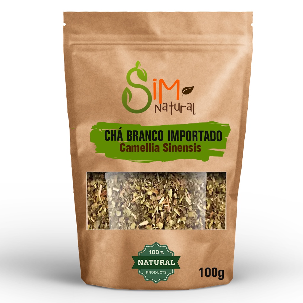 Chá Branco Importado 100% Natural Erva Medicinal Ação Antioxidante ...