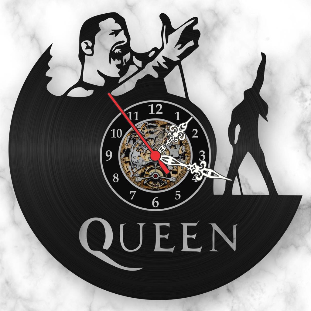 Relogio Parede Queen Fredie Bandas Rock Classico Disco Vinil Promoção ...