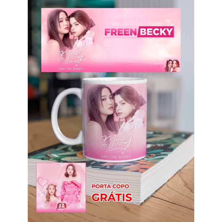 caneca gap the series freenbecky freen & becky mon sam teoria rosa IDOL ...