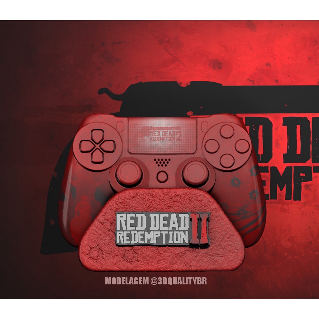 SUPORTE PARA CONTROLE DE MESA RED DEAD II | Shopee Brasil