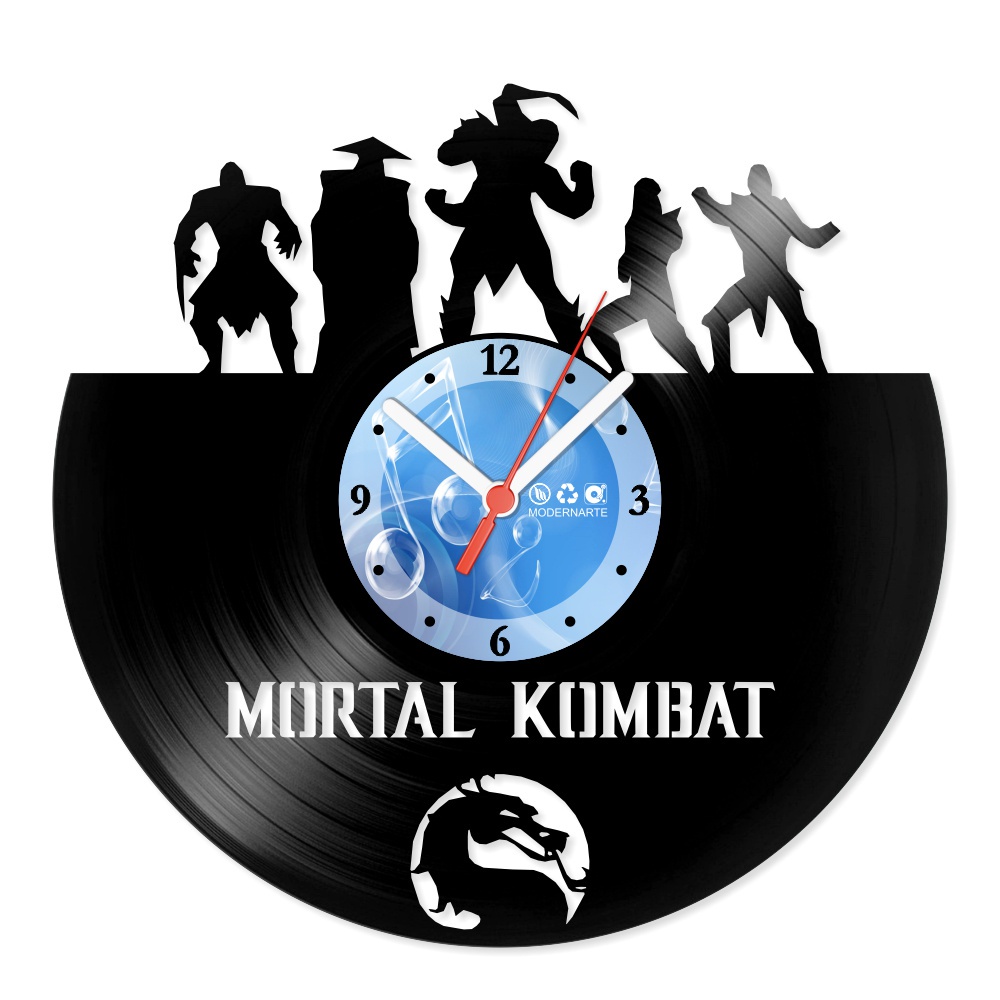 Relógio De Parede Disco Vinil Jogos E Games Mortal Kombat | Shopee Brasil
