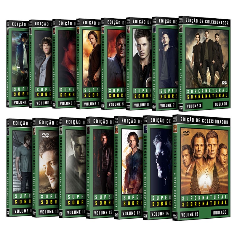 Sobrenatural (supernatural) Série completa em DVD | Shopee Brasil