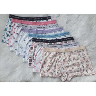 Kit 5 Calcinha Boxer Feminina Adulto Calcinha shortinho De Microfibra Estampada Cueca Box ...