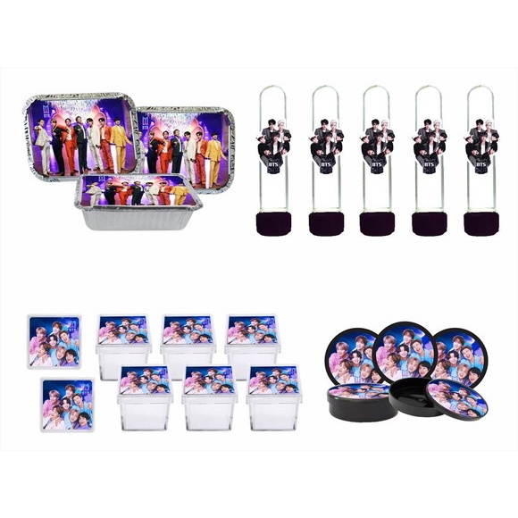 Kit Festa BTS (80 Itens) | Shopee Brasil