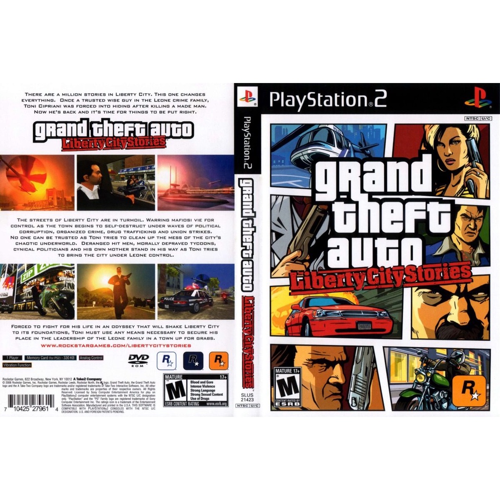 Jogo Grand Theft Auto: Liberty City Stories Ps2 | Shopee Brasil