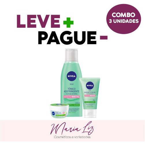 Kit Nivea Efeito Matte (Skincare) | Shopee Brasil
