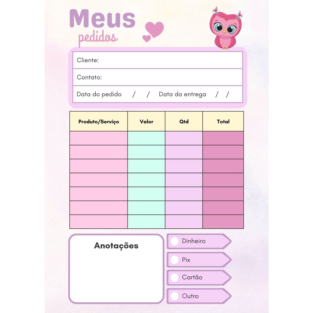 Talão De Pedido 1/36 Com 2 Vias 25x2 Folhas Tamoio Unidade - Escorrega ...