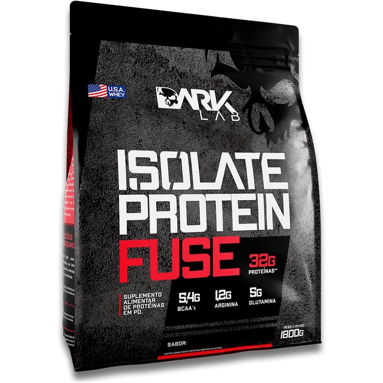 Whey Isolate Protein Fuse 1,8kg | BCAAs | Whey Protein | Glutamina e ...