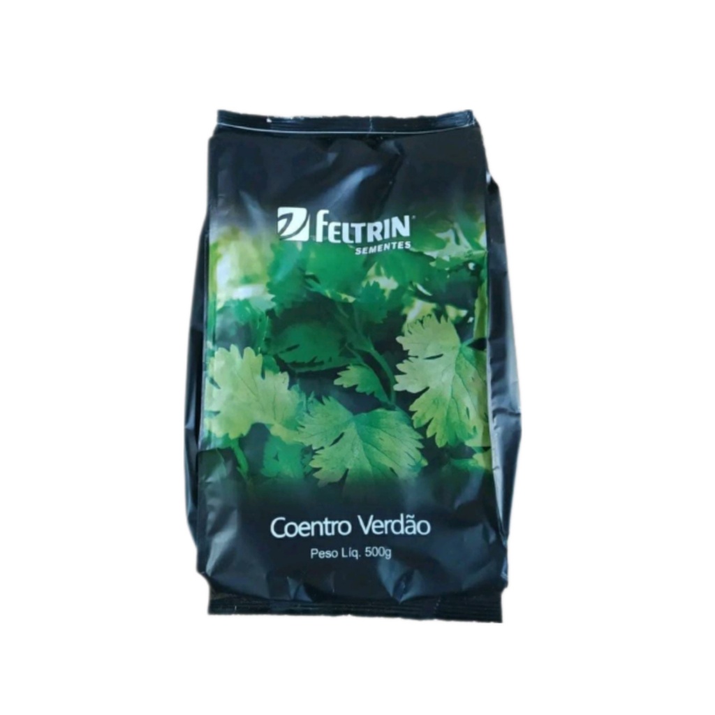 Sementes De Coentro Verdão Feltrin Para Plantar Contém 1 Pacote De 500g ...