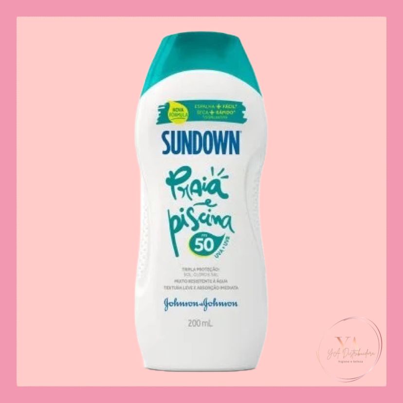 Protetor Solar Sundown Praia e Piscina FPS50 200ml | Shopee Brasil
