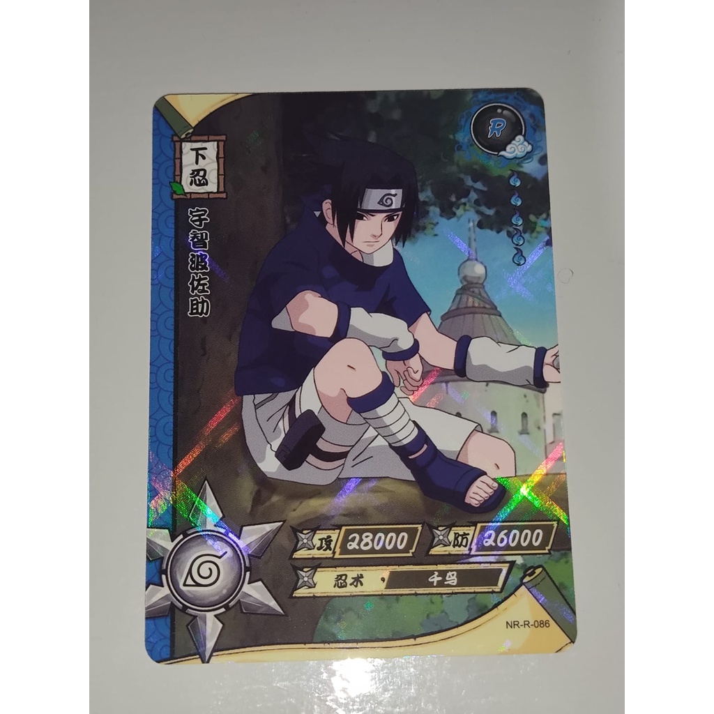 Cards Sasuke Uchiha (Clássico e Shippuden) | Shopee Brasil