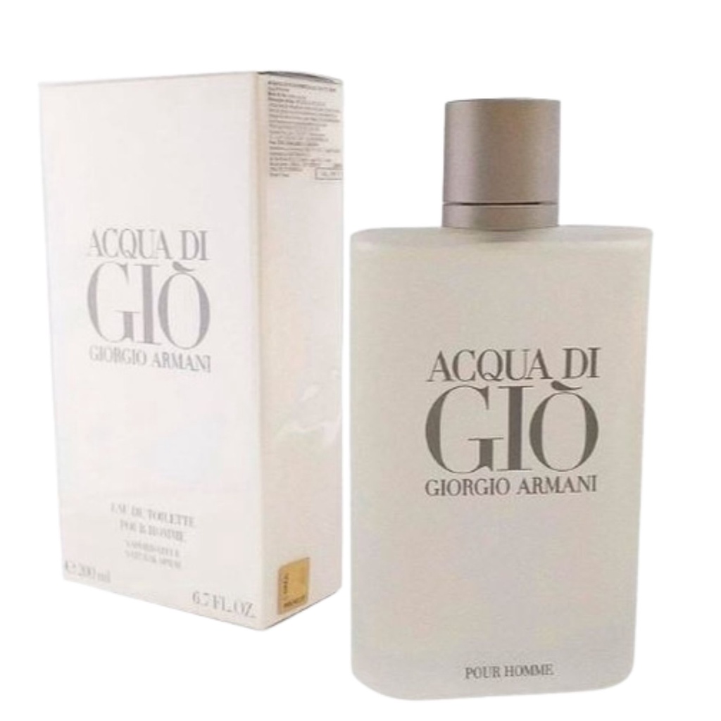Perfume Acqua Di Gio EDT 200ml Giorgio Armani Original Selo Adipec NFe ...