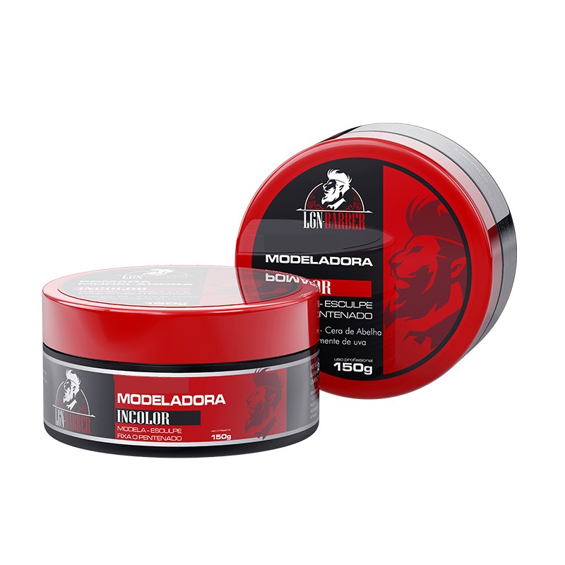 Pomada Modeladora incolor 150g - LGN Barber - Escorrega o Preço