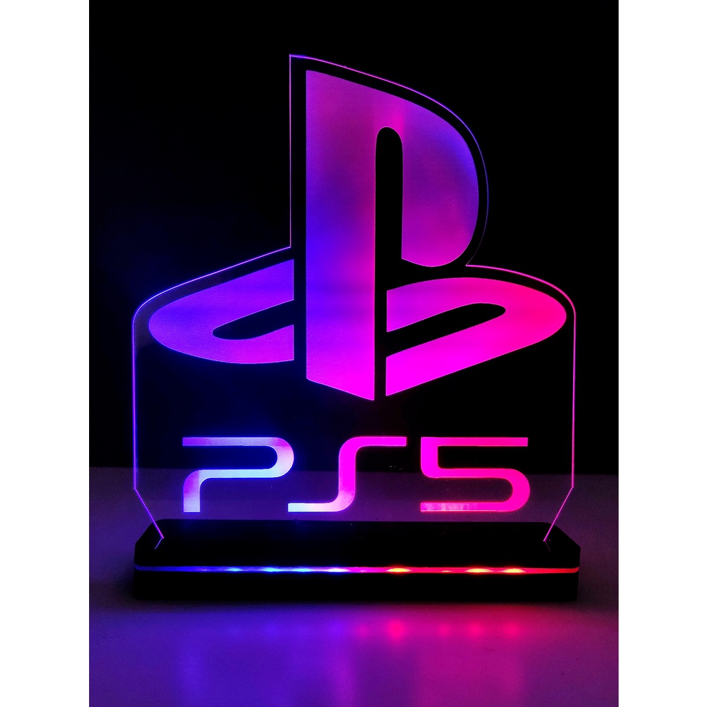 Luminária Led Gamer PS5 Playstation | Shopee Brasil