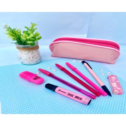 Kit meu estojinho - Rosa | Shopee Brasil