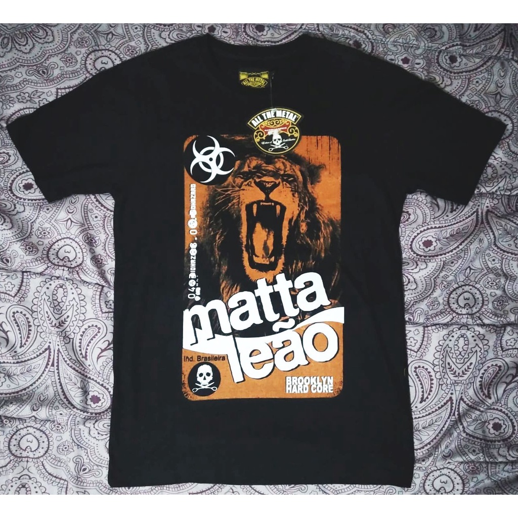 Camiseta BIOHAZARD Mata Leão Banda Hardcore Consulado do Rock P ...