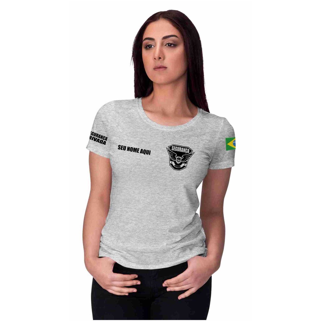 CAMISETA SEGURANÇA PRIVADA #2 COM SEU NOME | Shopee Brasil
