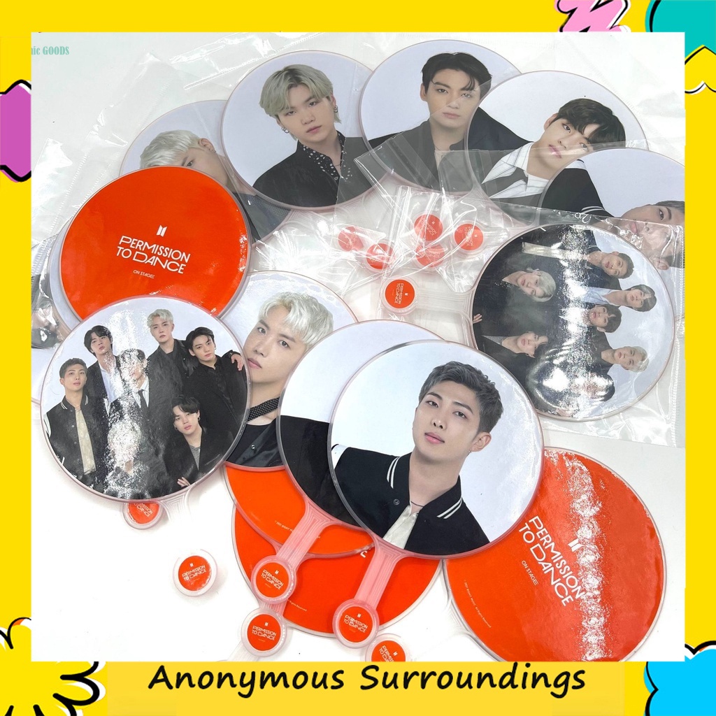 1Pcs Novo Ventilador Kpop Bts Ptd Mini Hand Fan | Shopee Brasil