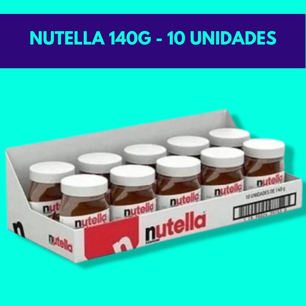 Nutella 140g - 10 unidades | Shopee Brasil