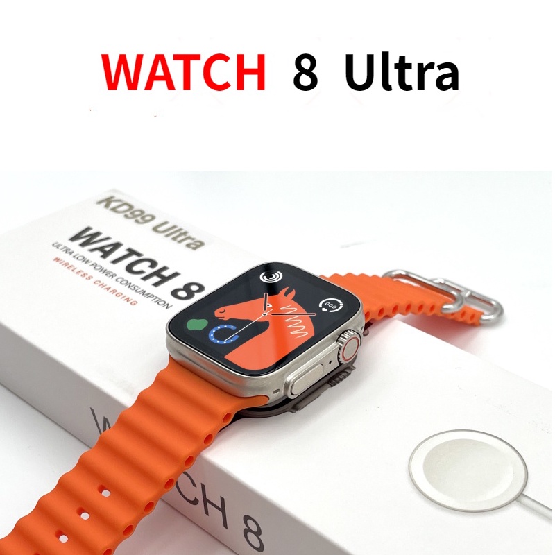 Novo Relógio 8 Ultra Series Suporte A Chamadas Bluetooth Carregamento ...