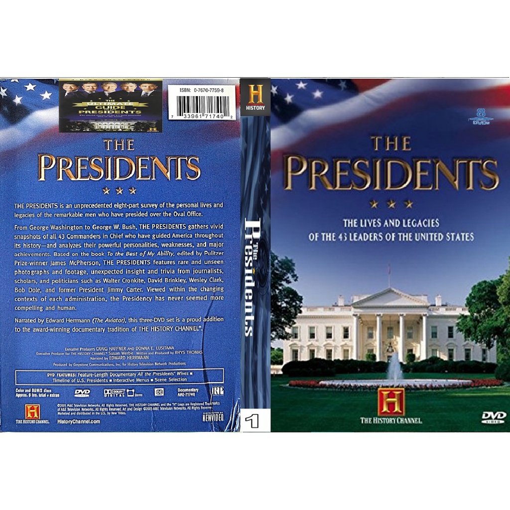 Dvd Box Documentários The Presidents + Ultimate Guide To The Presidents ...