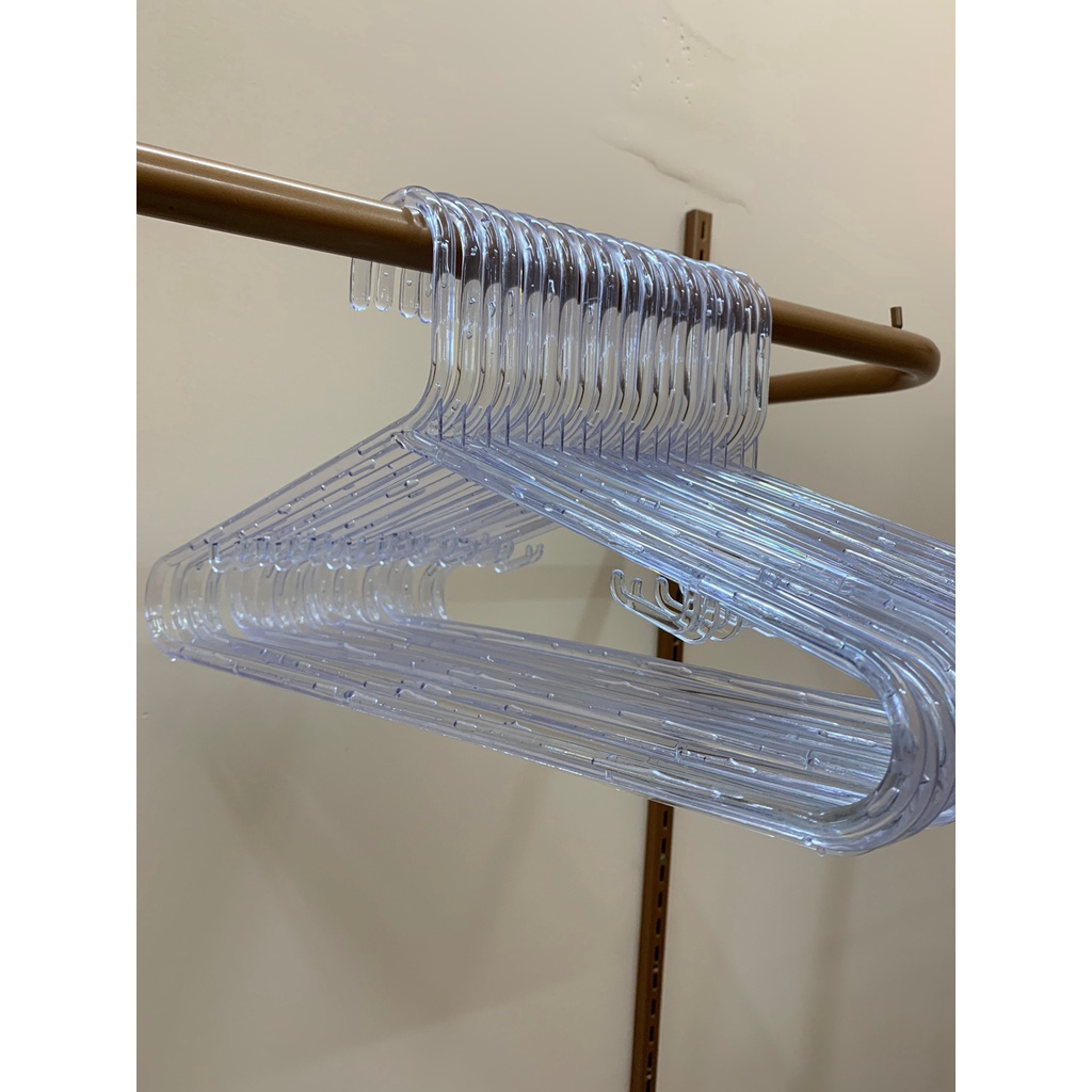 Cabide Acrílico Kit 30 Transparente Cabides Adulto Expositor Para ...