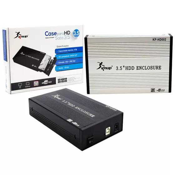 Case Externo P/ Hd 3.5 Sata Pc Computador Usb 2.0 Gaveta | Shopee Brasil