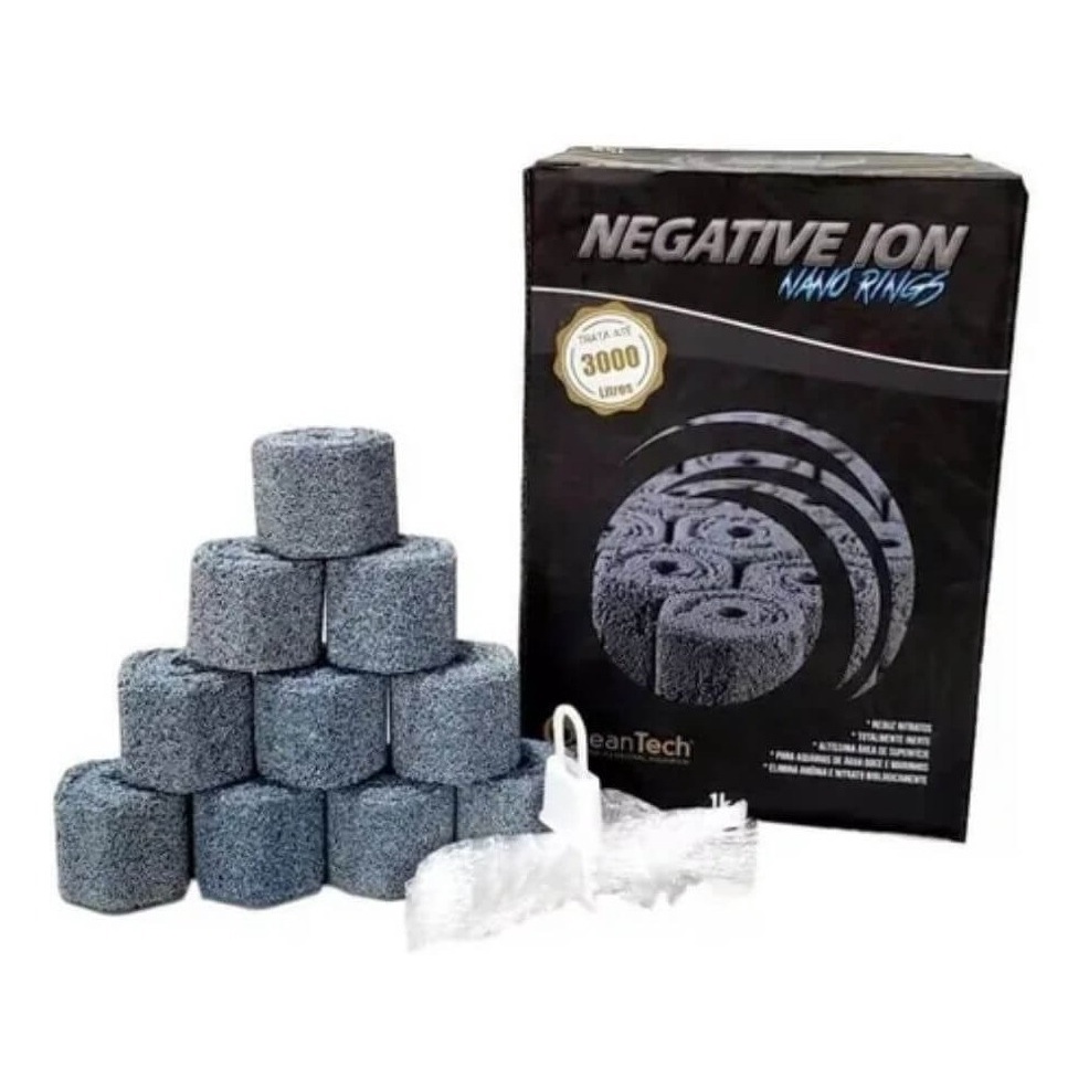 Midia Biologica Ocean Tech Trata 3000l Nano Rings Negative Ion ...
