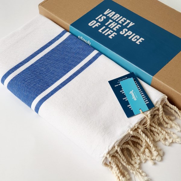 Toalha turca (fouta) clássica e atemporal - modelo Whitehaven | Shopee ...