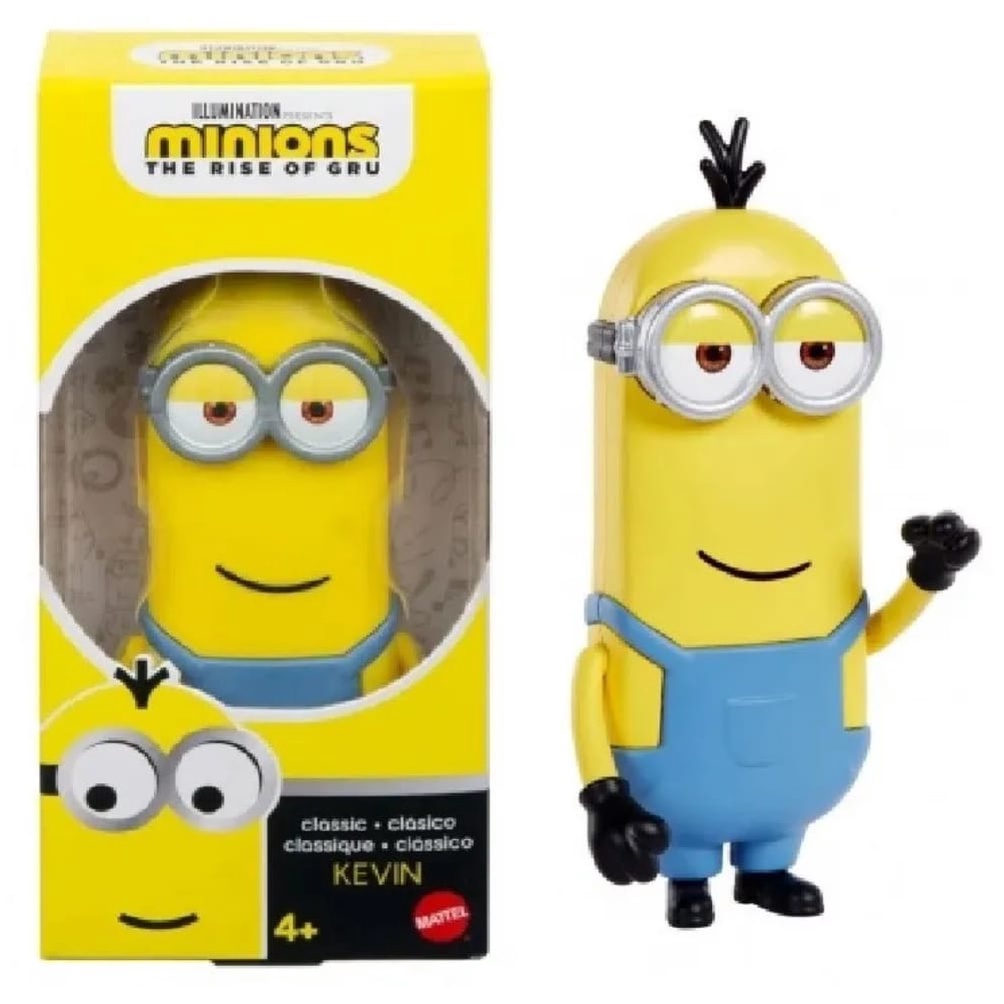 Boneco Minion Kevin 15cm Original Mattel | Shopee Brasil