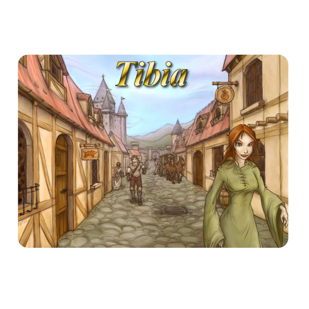Mousepad Gamer Tibia Tela Login Diversas Versões - 35x25 24x19 ...